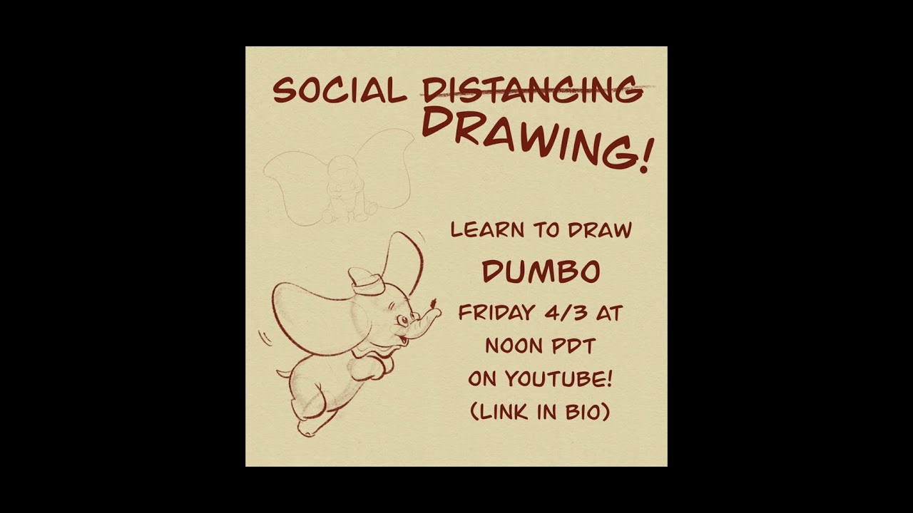 Learn How to Draw Dumbo! - YouTube