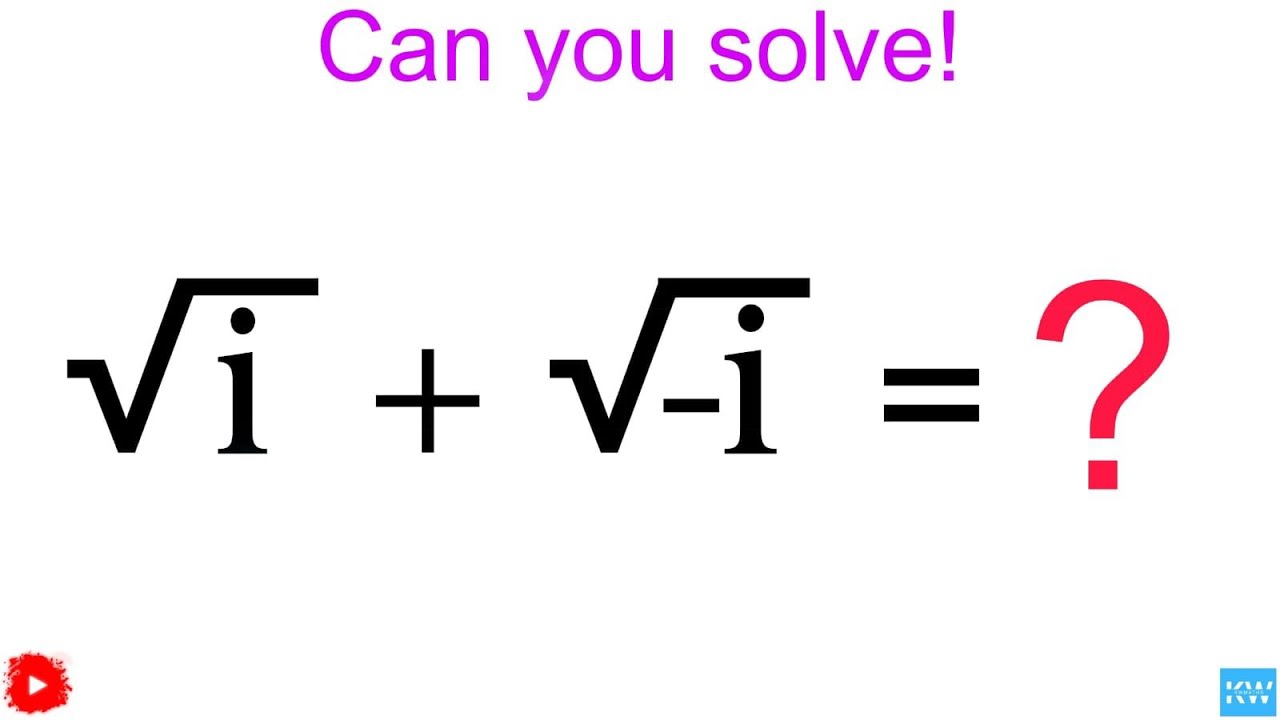 A Nice Complex Question | You must need to know this! | #maths - YouTube