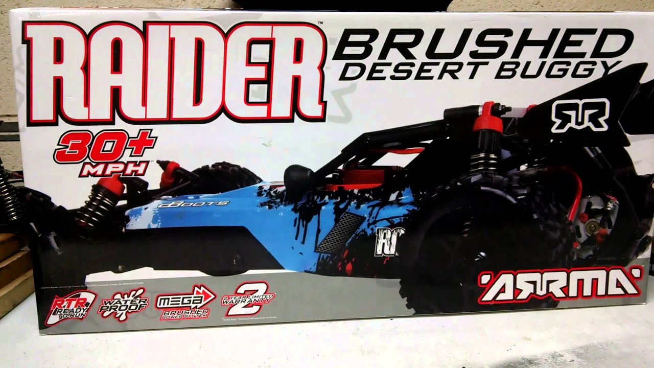 Arrma raider desert buggy review - YouTube