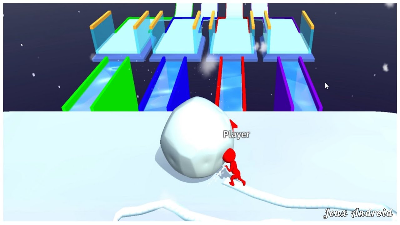 Snow race game android ios gameplay apk all levels #2 - YouTube