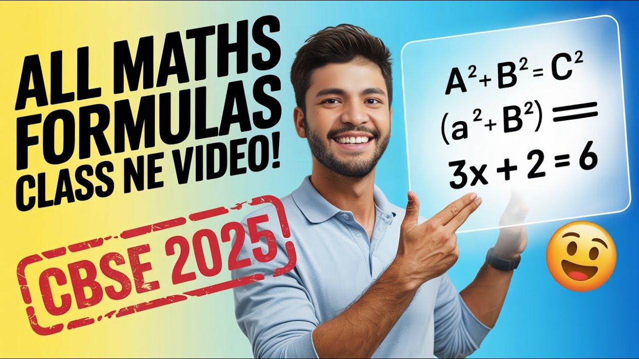 Class 9 Maths All Chapter Formula Chart | Complete Revision for CBSE ...