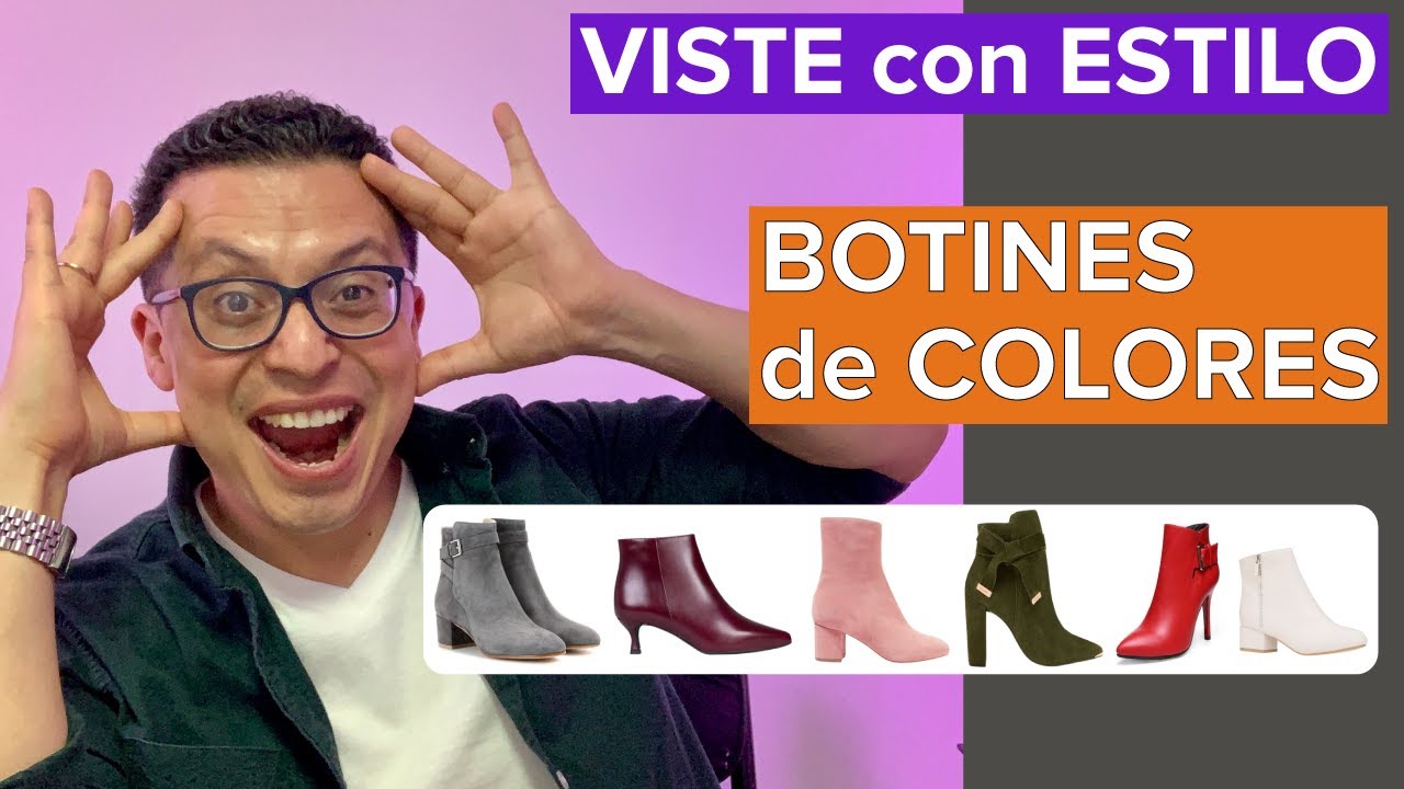 Guía de ESTILO para VESTIR con Botines de COLORES - YouTube