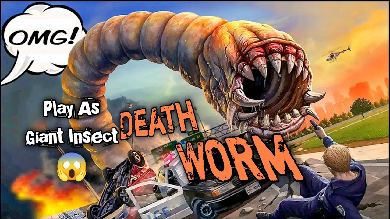 Tremors movie like game 😱 || Death Worm Gameplay Walkthrough (2D Game ...