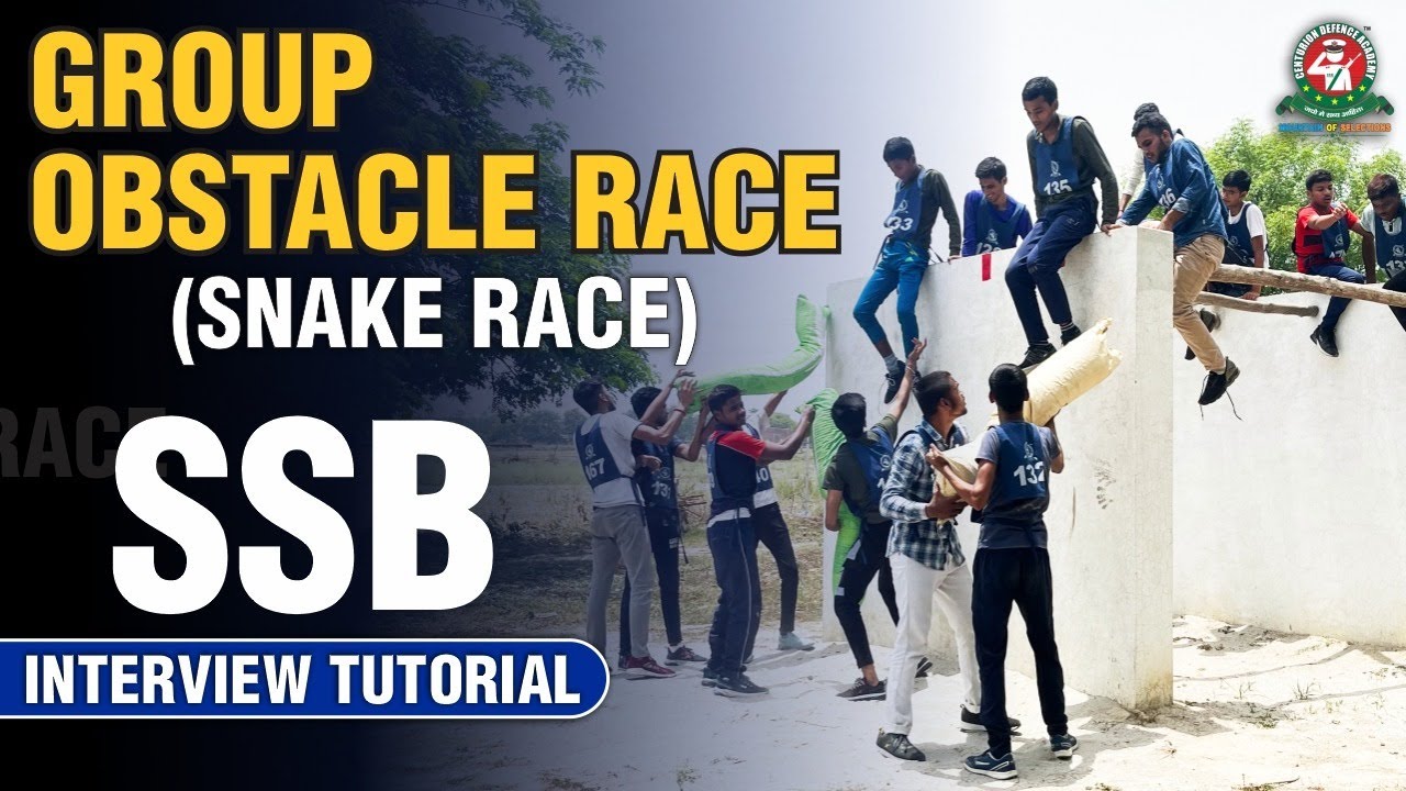 SSB Group Obstacle Race (GOR) Snake Race Practice | SSB GTO Tasks Tips ...