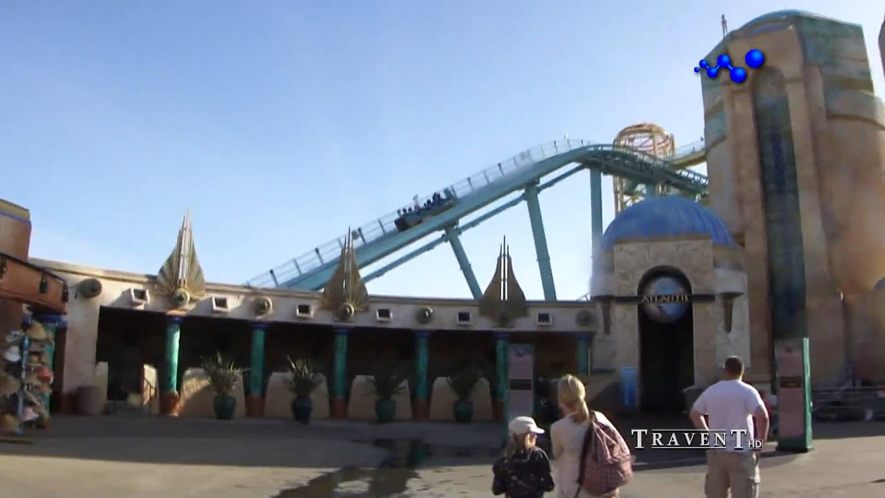 SEAWORLD SAN DIEGO JOURNEY TO ATLANTIS RIDE - YouTube