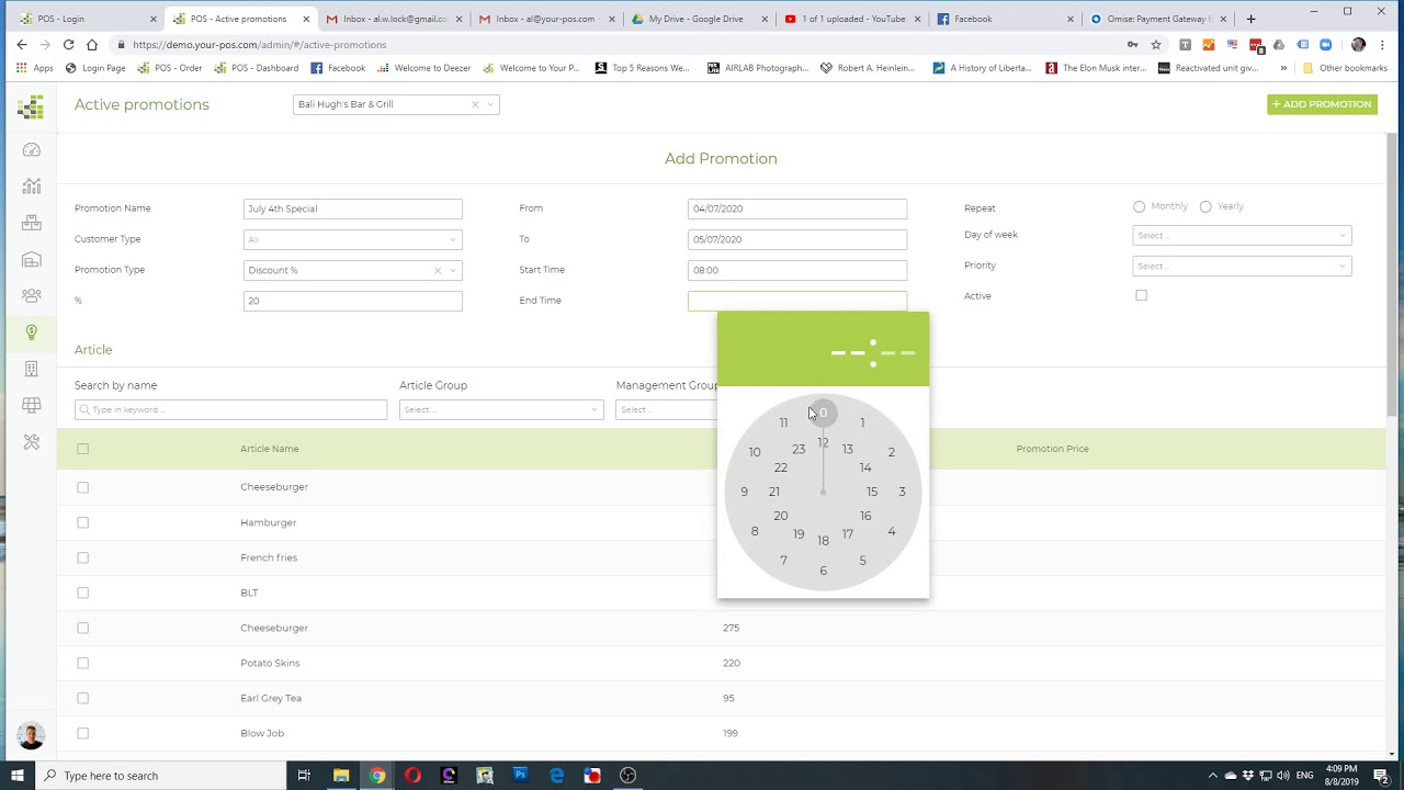 Promotions Setup - YOUR POS - YouTube