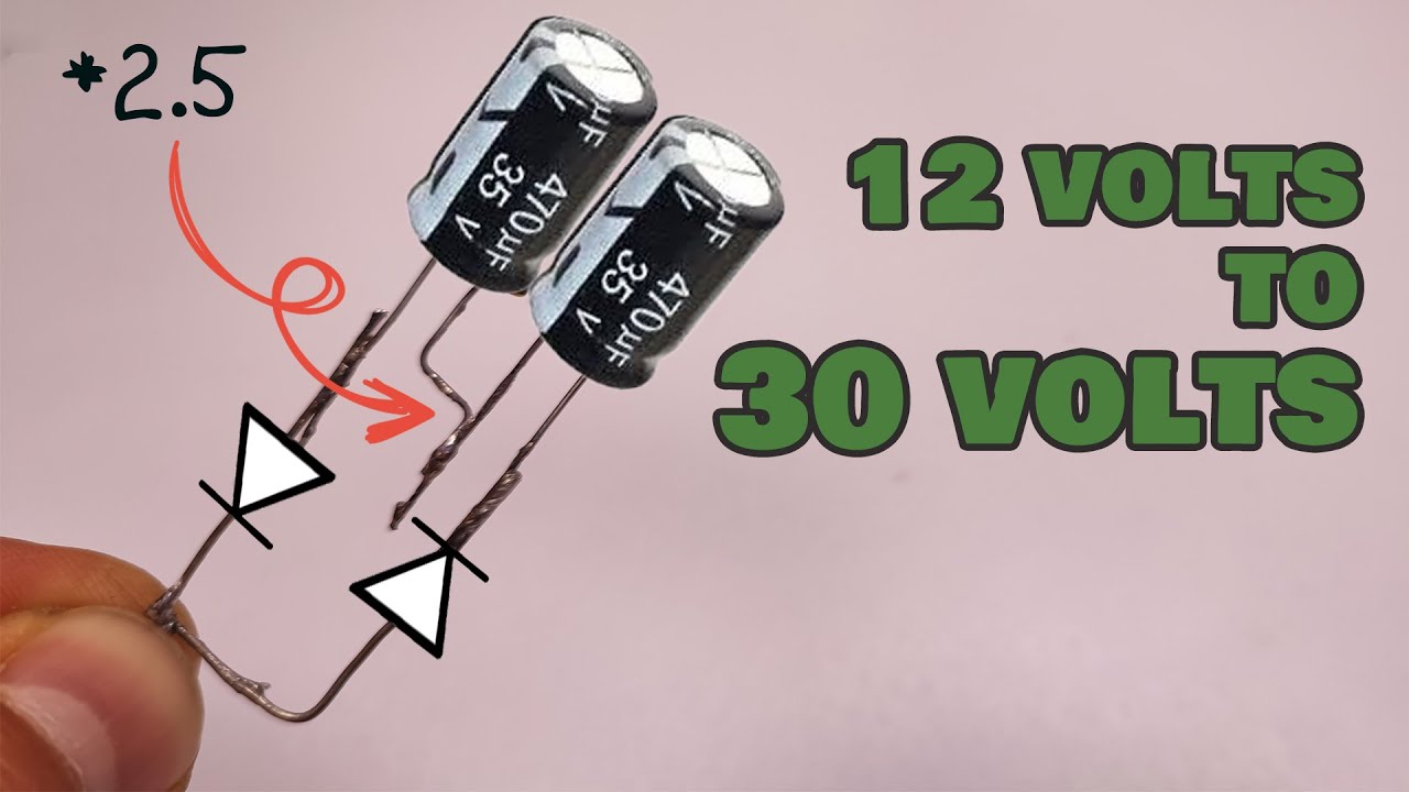 How to Build a Voltage Doubler Circuit - YouTube