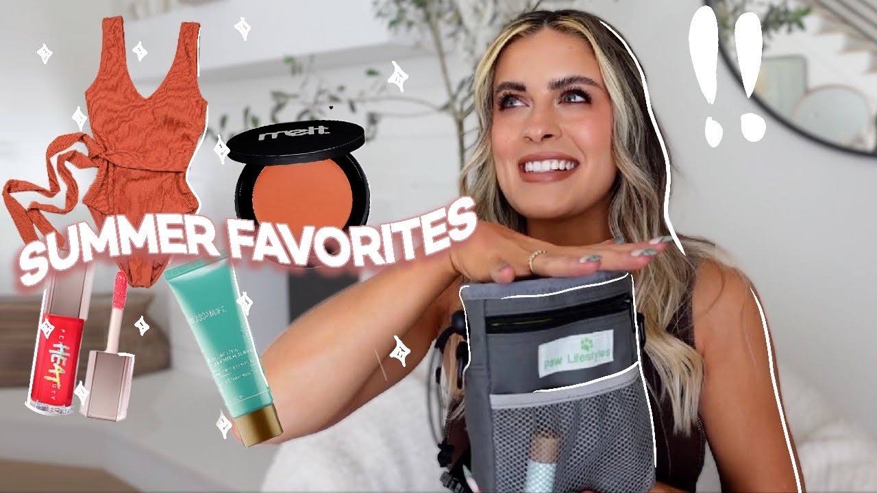 SUMMER FAVORITES *must haves I currently can’t live without* - YouTube