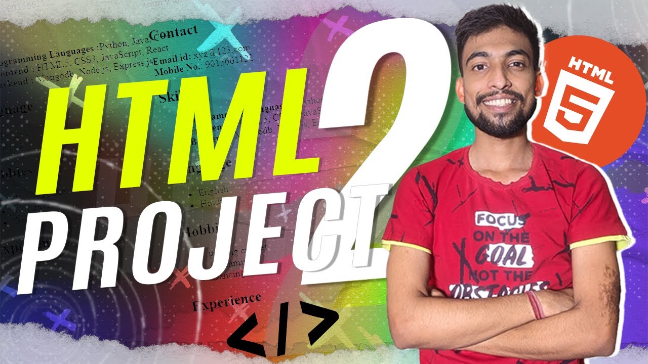Project 2 Html Thecodethread Youtube