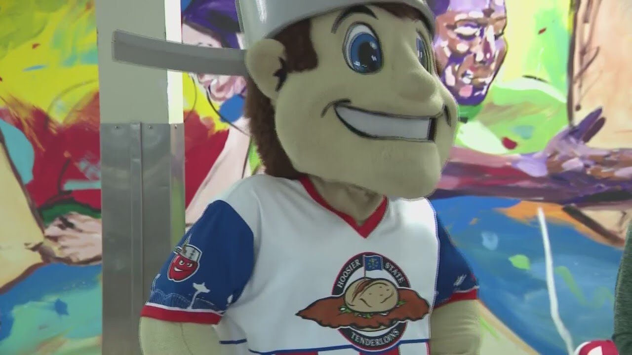 TinCaps, Indiana Pork donate food to Community Harvest - YouTube