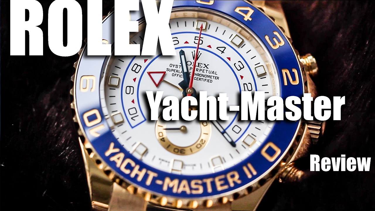 Rolex Yacht-Master II Yellow Gold Review - YouTube