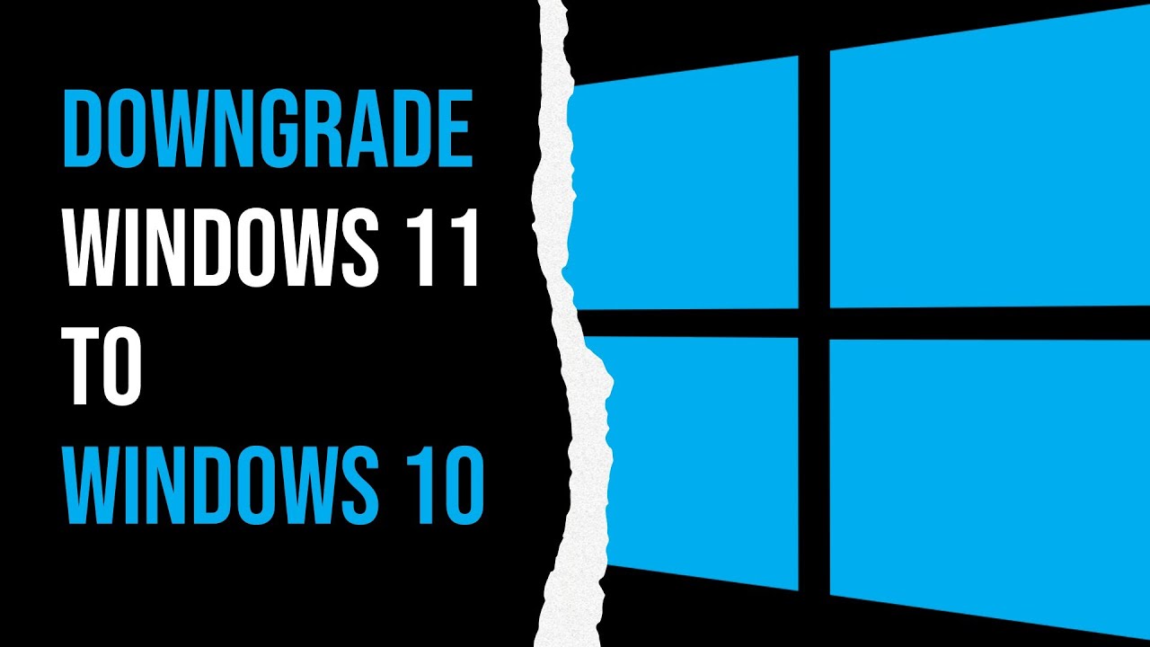 How to return to windows 10 from windows 11 | Downgrade Windows 11 to ...