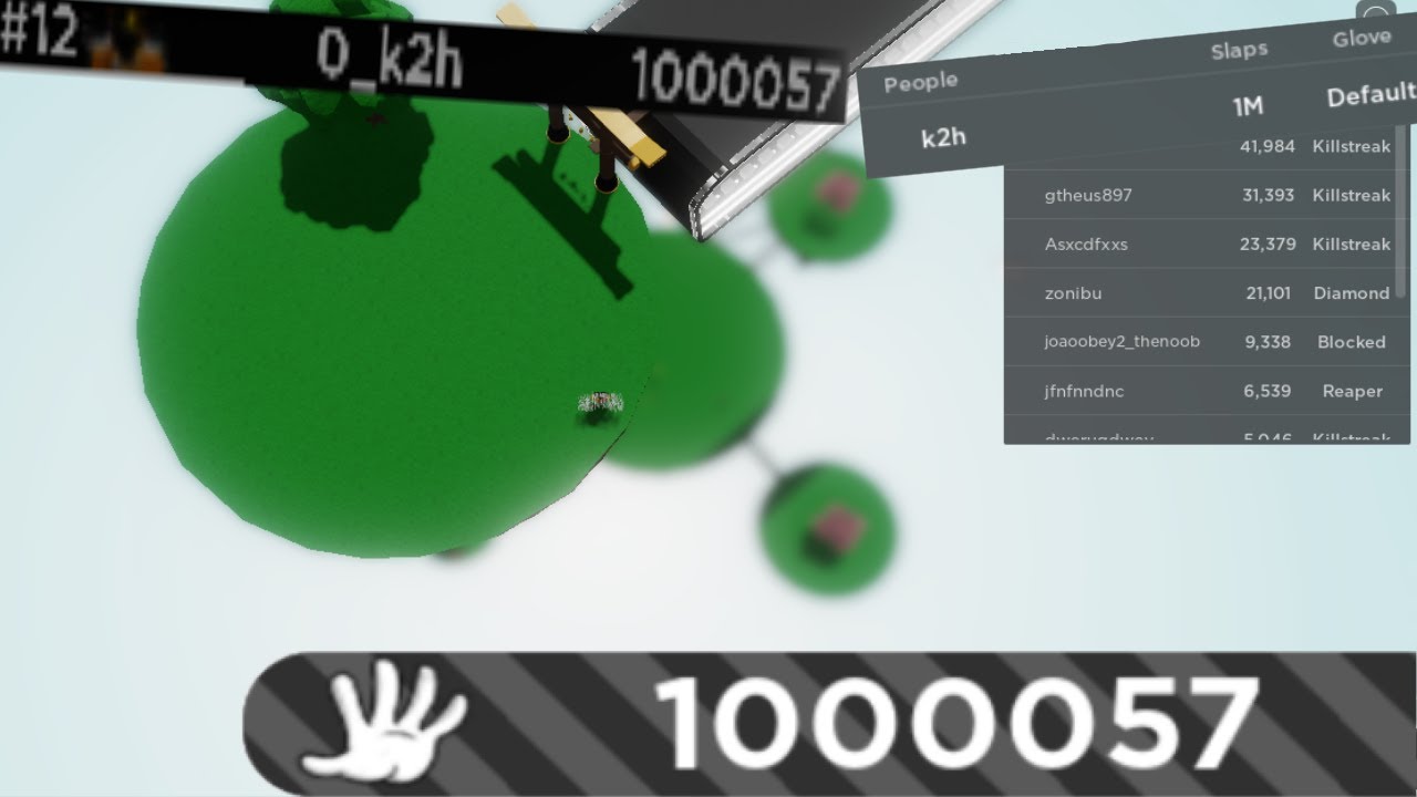 1 MILLION SLAPS IN ROBLOX SLAP BATTLES - YouTube