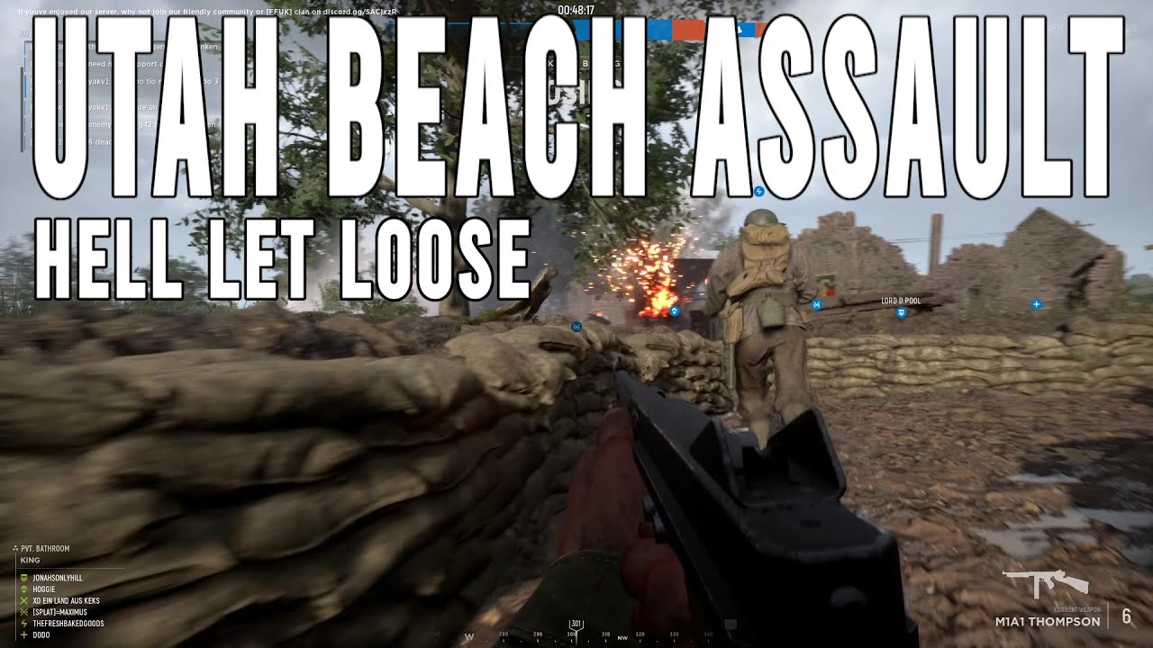 Utah Beach Assault! [Hell Let Loose #3] - YouTube
