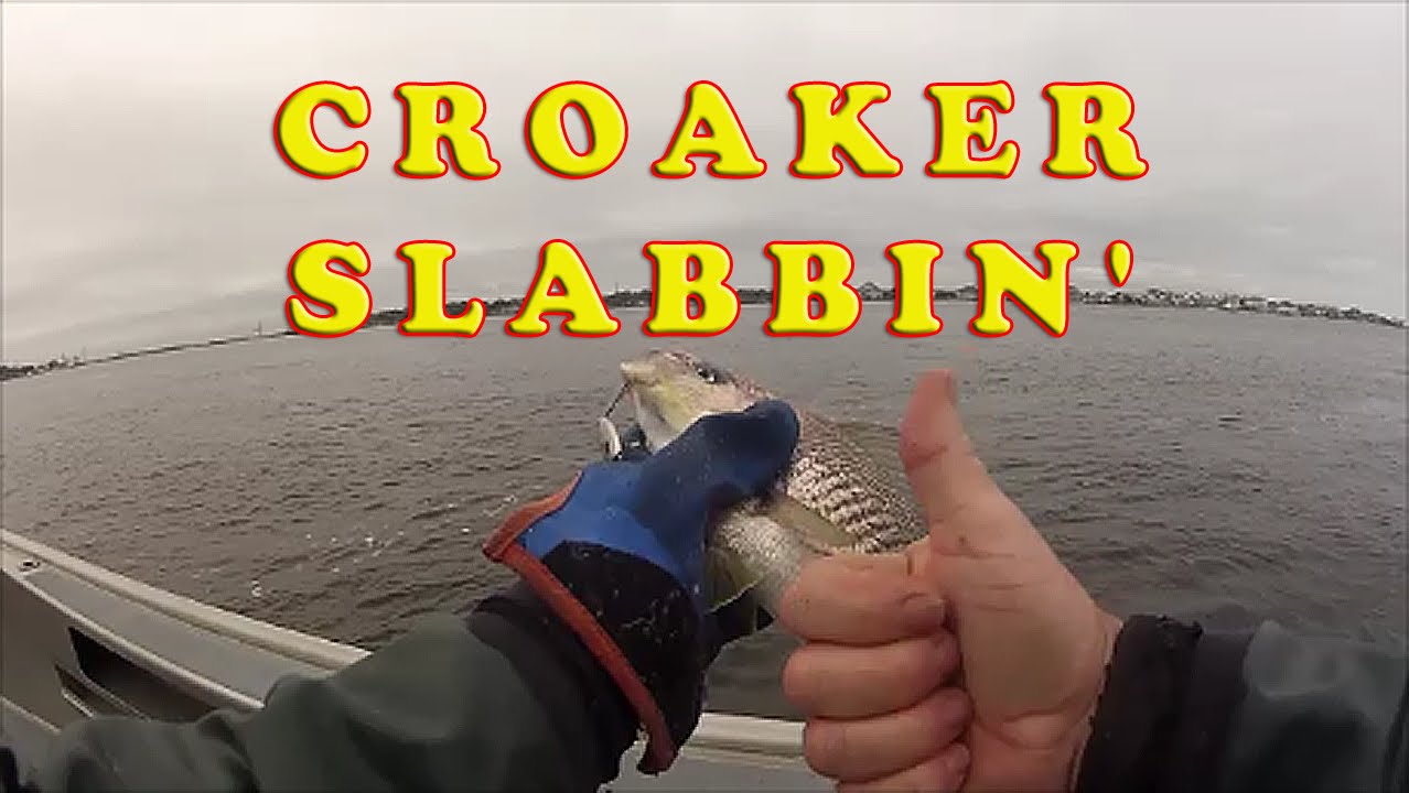 JACKSONVILLE FL; CROAKER FISHING ''SLABBIN''' - YouTube