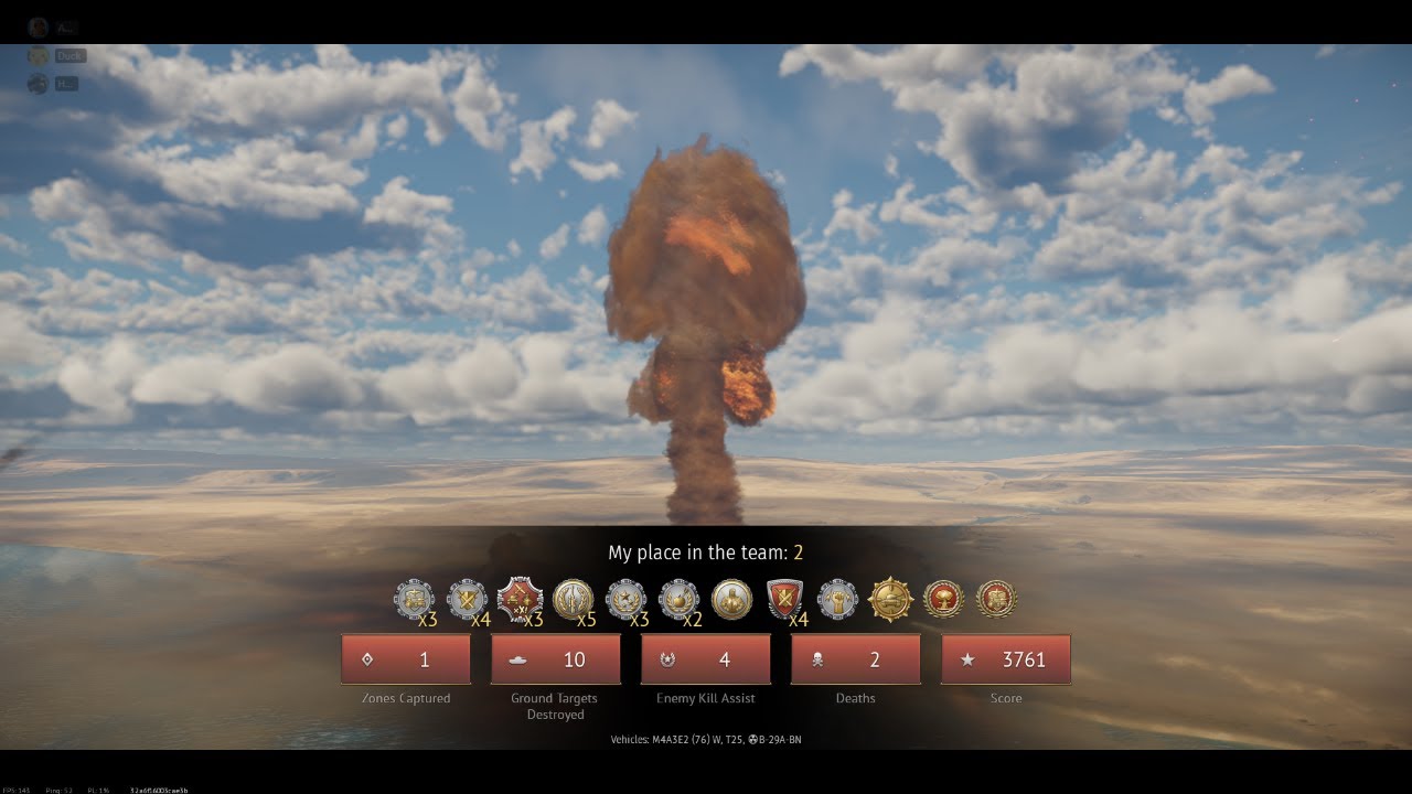 2 Aces, 1 Nuke | War Thunder (Jumbo 76 + T25) - YouTube