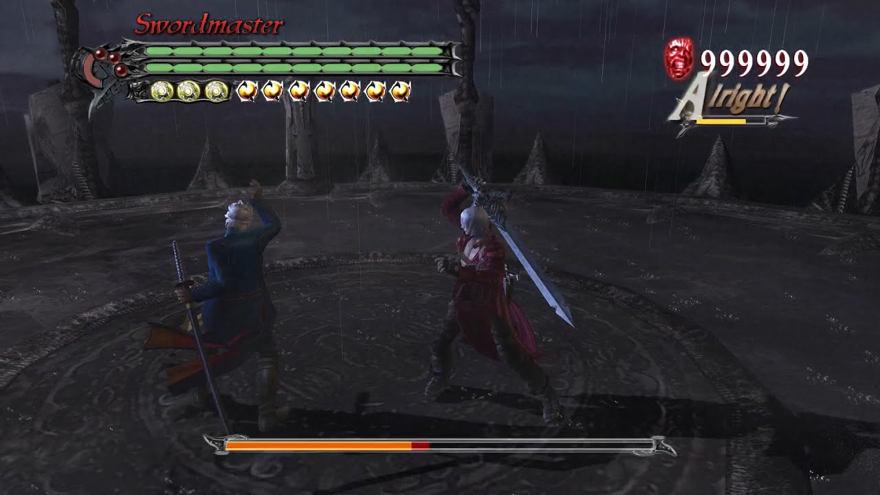 DMC3＆5-Dante vs Vergil-A chance meeting - YouTube