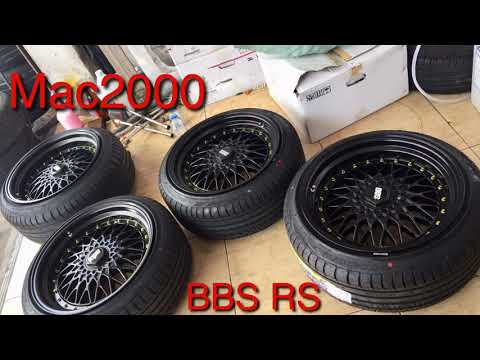BBS RS Black 17 Inch - YouTube
