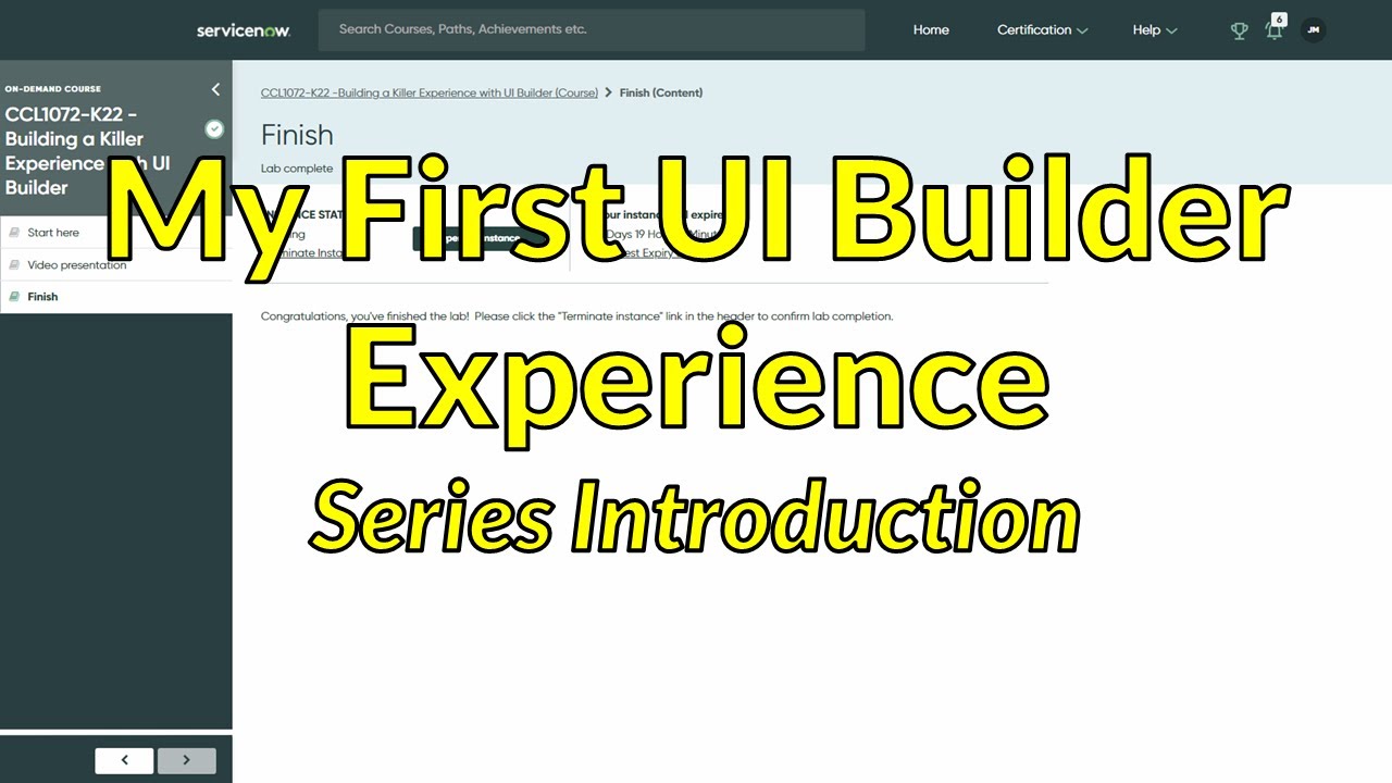 My First UI Builder Experience - Series Introduction - YouTube