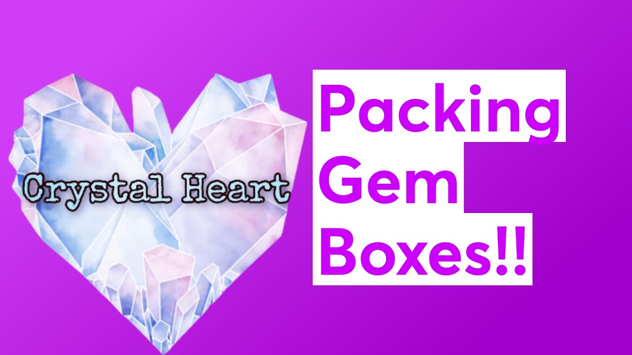 Packing Gem Boxes!! - YouTube