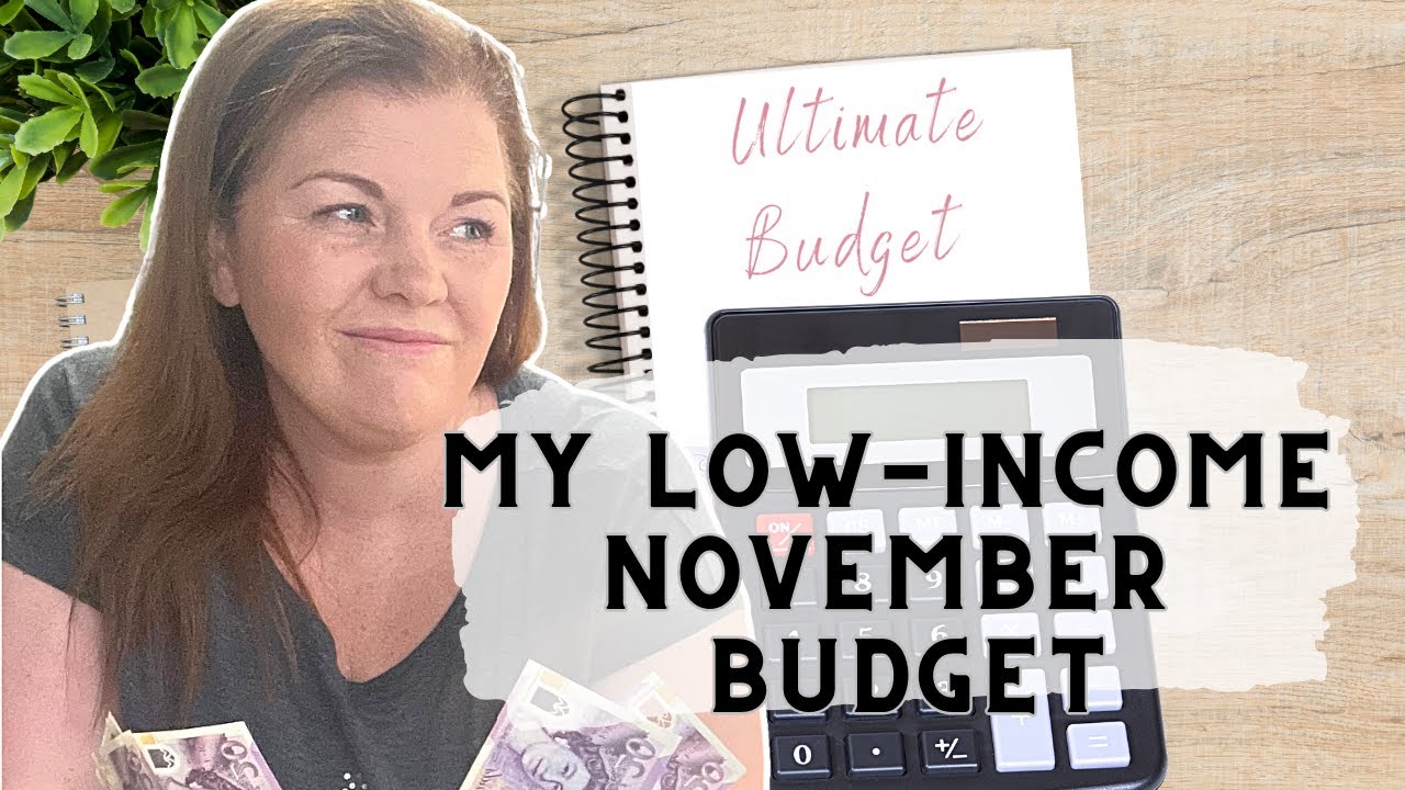 Budget With Me | November Budget Plan with Single Low Income - YouTube