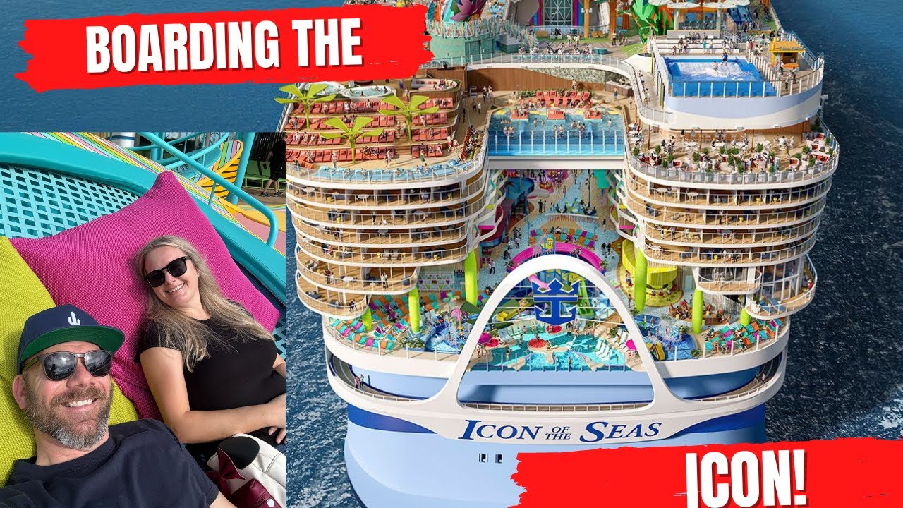 Boarding the WORLDS LARGEST CRUISE SHIP - ICON OF THE SEAS! - YouTube