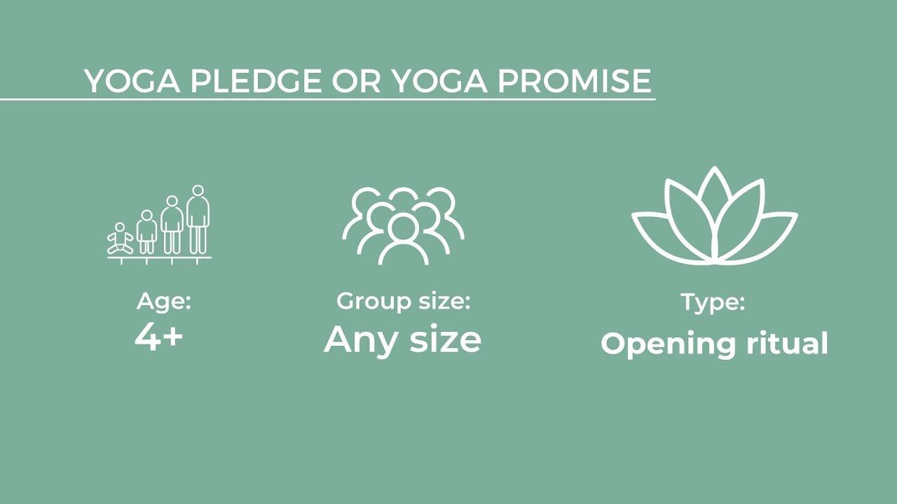 Yoga Pledge - Opening Ritual - YouTube