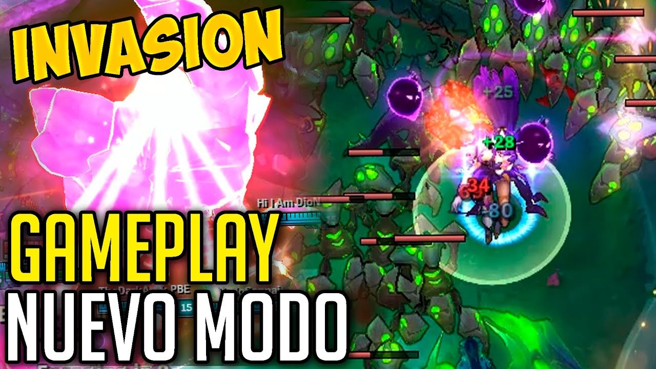 NUEVO MODO INVASIÓN — GAMEPLAY | League Of Legends LoL - YouTube
