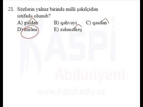 Kaspi Tehsil Merkezi - MS4-Ana dili 10 - 21b