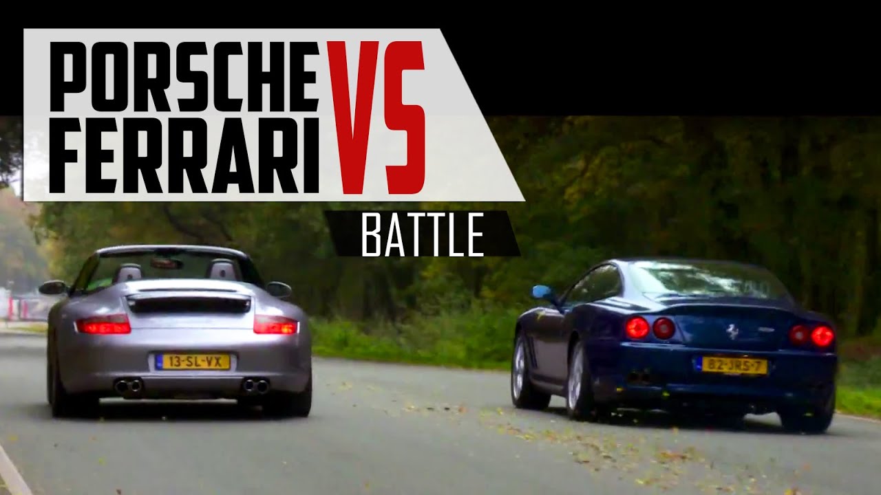 PORSCHE VS FERRARI - DRAGRACE - DRAGRACING - REVS - LOUD | SCC TV - YouTube