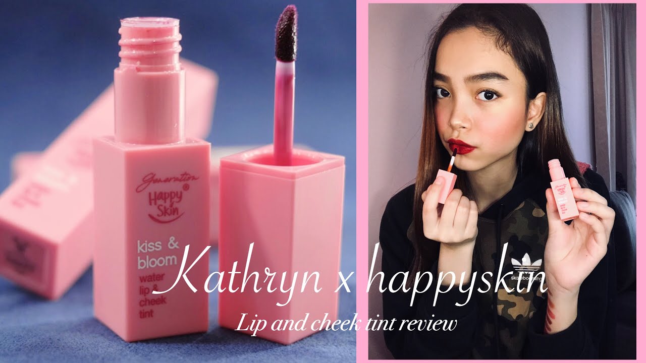 KATHRYN X HAPPYSKIN LIP & CHEEK TINTS REVIEW + SWATCHES | HEART VIRAY ...