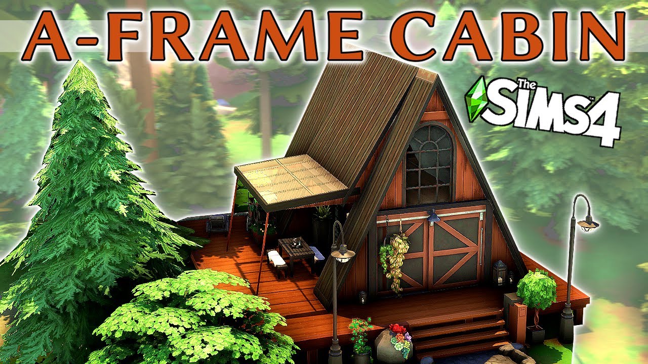A FRAME CABIN | Vacation Home | The Sims 4 Speed Build | No CC - YouTube
