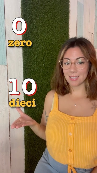 Italian Numbers 0-19 practice - I Numeri in Italiano da 0-19 - YouTube