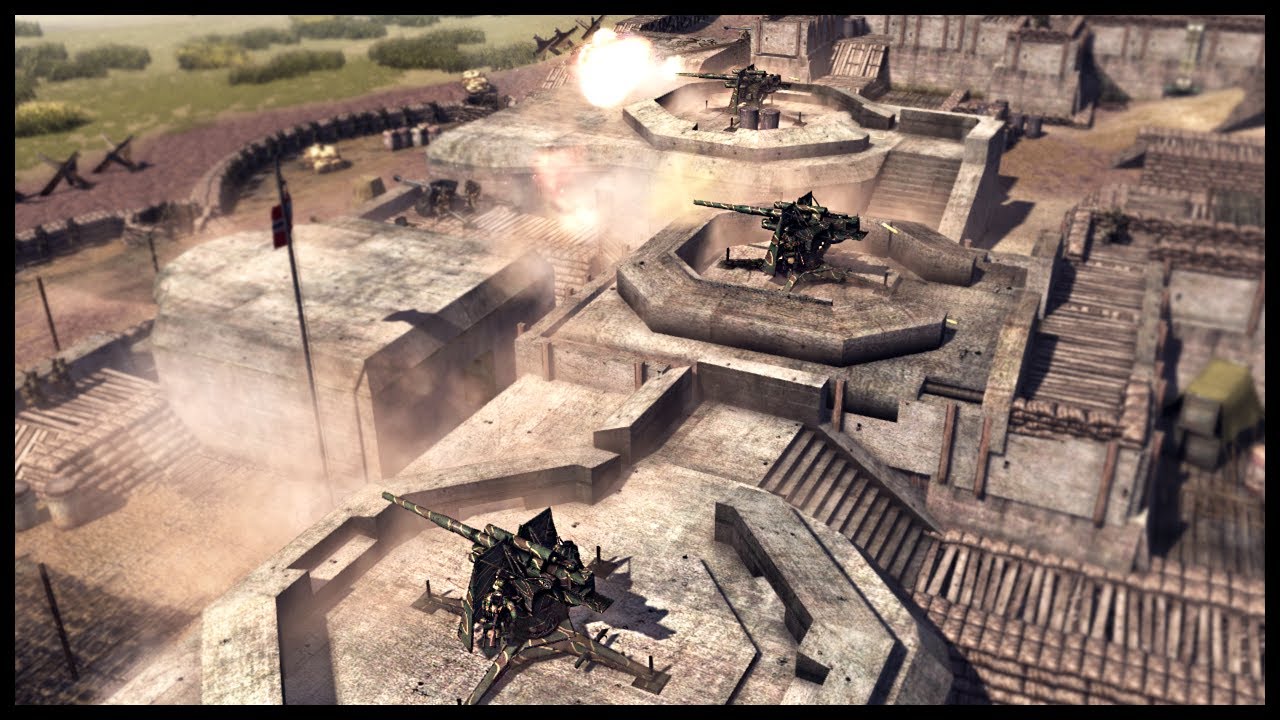 BRUTAL GERMAN SUPERFORTRESS 2.0! Remake of Classic Fort Map - Men of ...