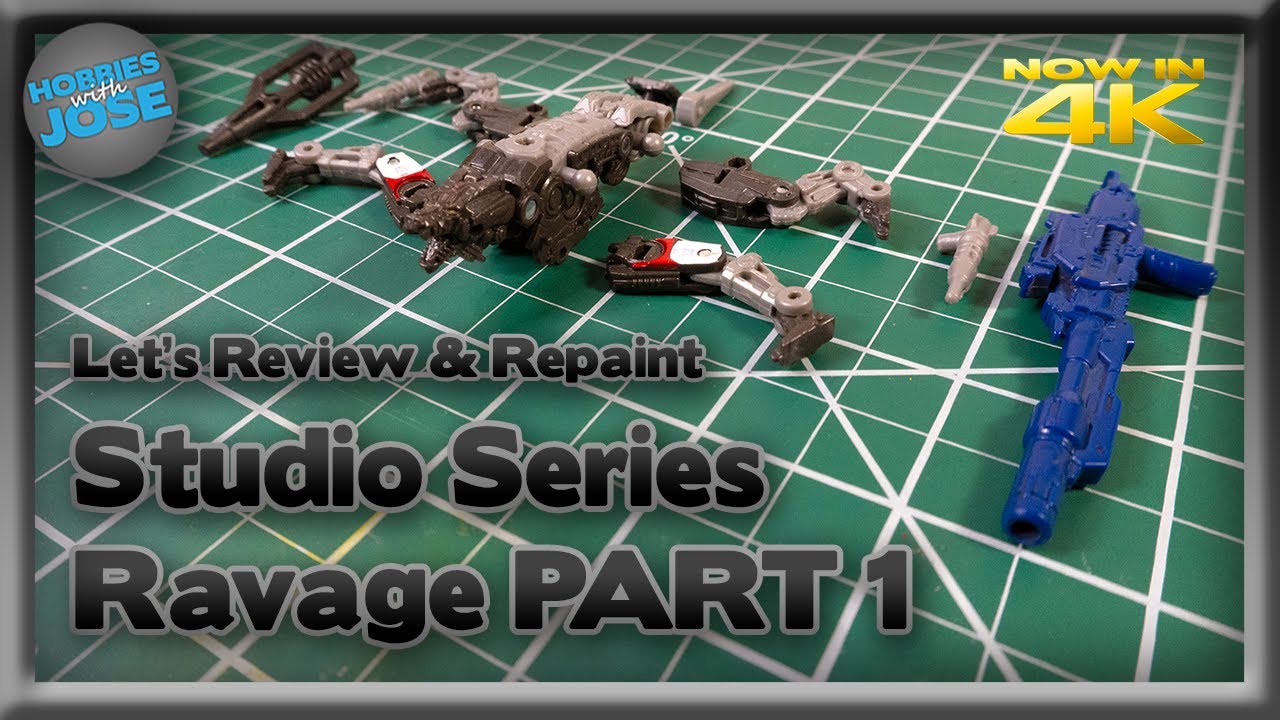 Let's Review and Repaint Transformers Studio Series Ravage - Part 1 ...