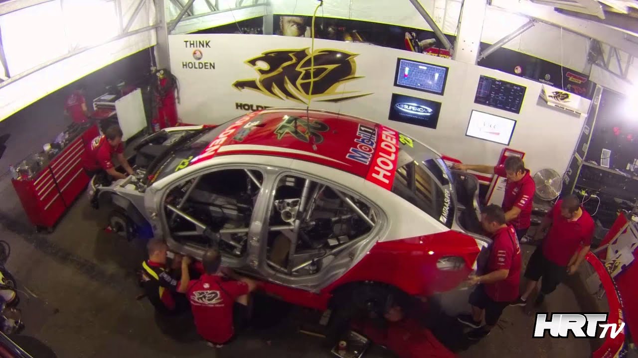 HRT TV: Car #22 Overnight Rebuild at the Armor All Gold Coast 600 - YouTube