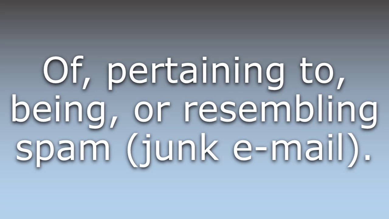 What Does Spammy Mean YouTube what-does-spammy-mean-youtube