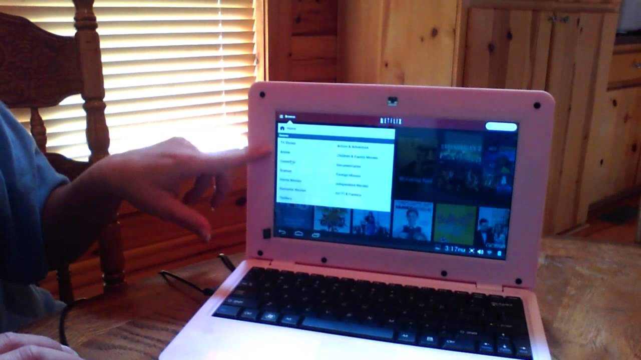 WolVol 10-Inch Netbook Pink Mini Laptop Review - YouTube