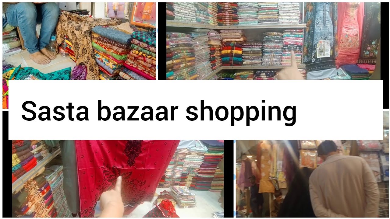 Sasta Bazaar ki talash in karachi - YouTube