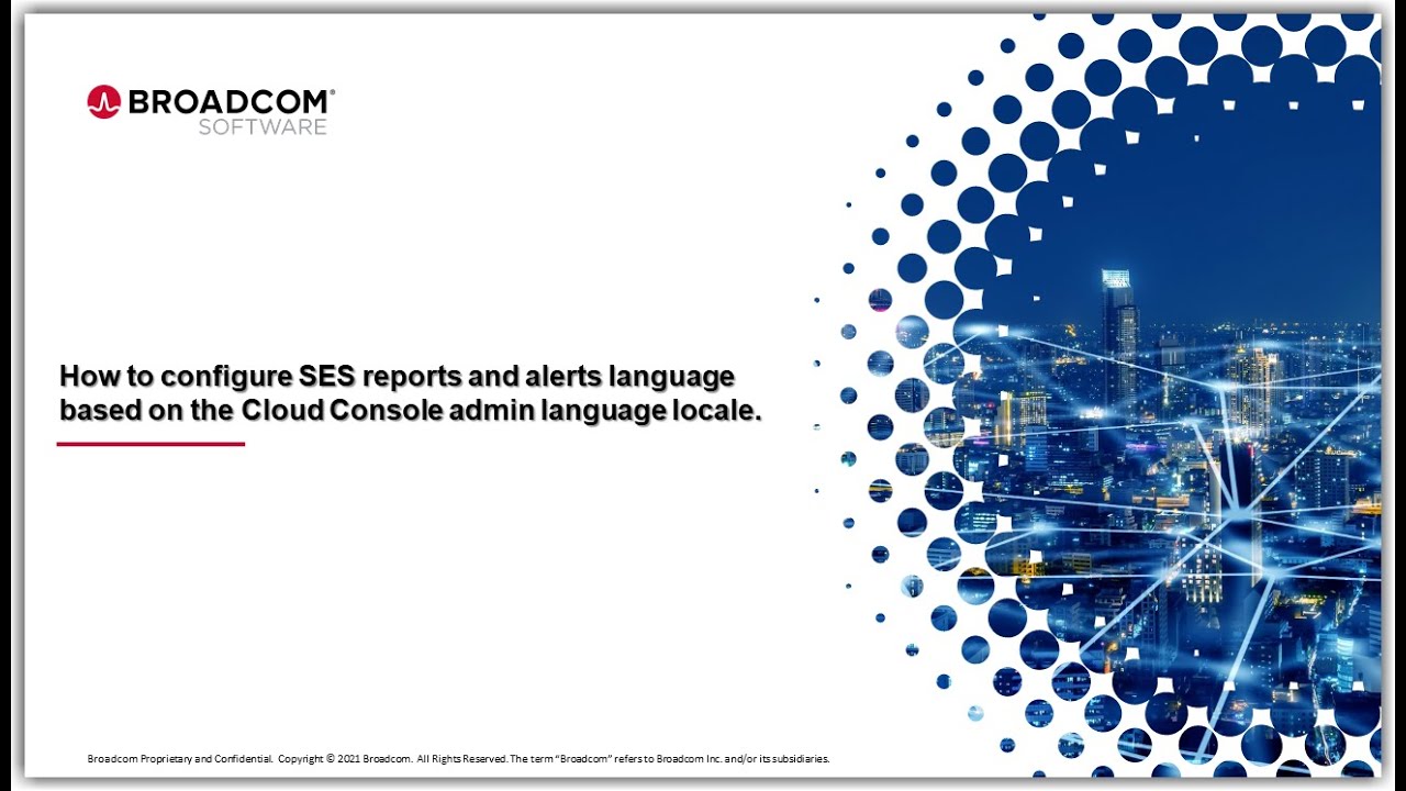 How to configure the language for SES reports and alerts - YouTube