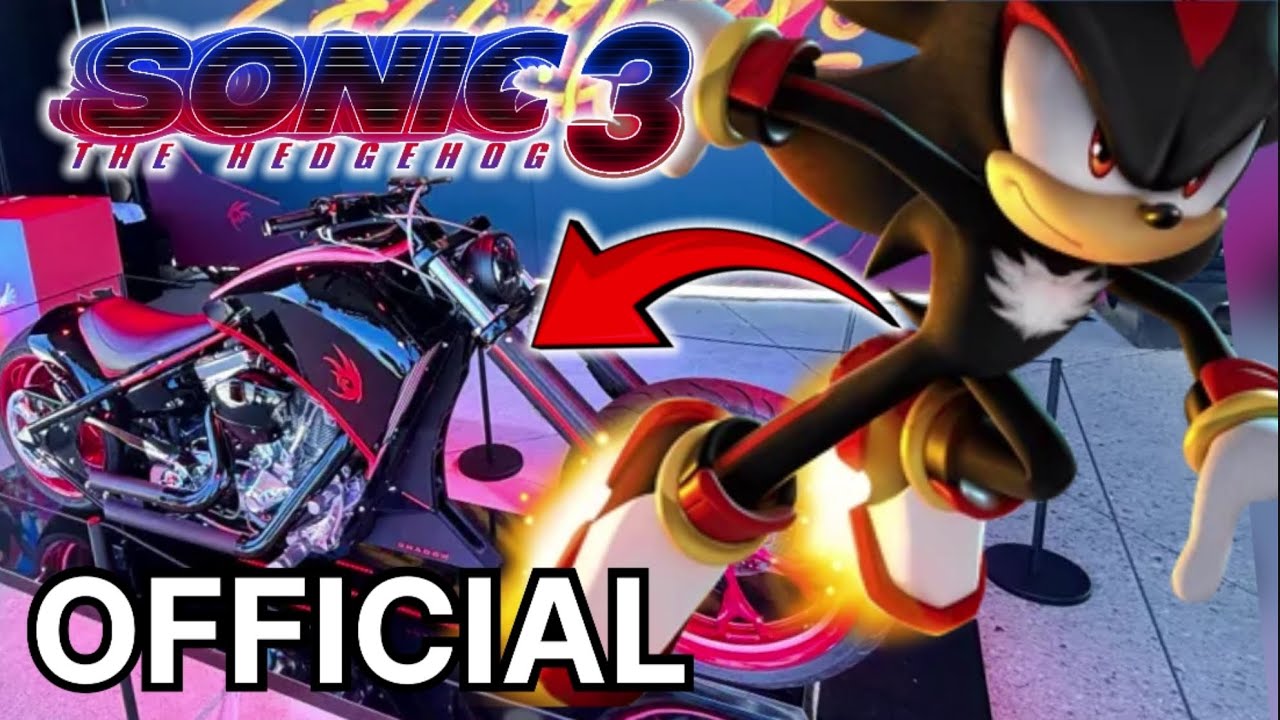 OFFICIAL Shadow Motorcycle for Sonic Movie 3! - YouTube