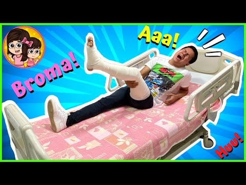LE HICIMOS UNA BROMA A NUESTRO PAPÁ PERO TODO SALIO MAL | Las Leoncitas Kids