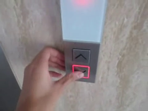 Schindler 3300 AP Elevator Hall Call Cancel - YouTube