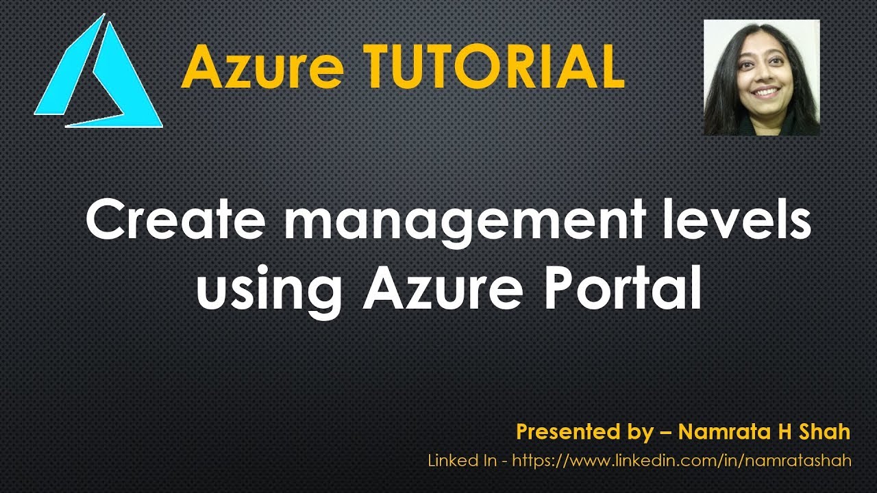 Azure Tutorial - Levels of Management - YouTube