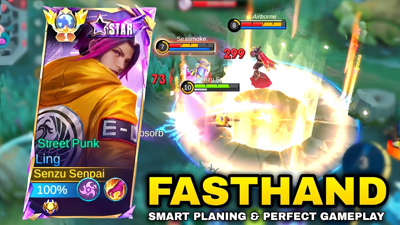 LING FASTHAND - SMART PLANING & PERFECT GAMEPLAY ( INTENSE BATTLE ...