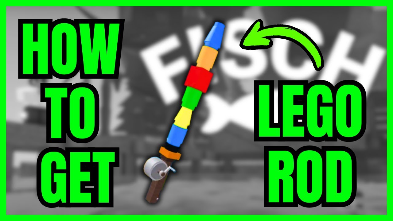 How To Get BRICK BUILT ROD (LEGO ROD) In Fisch Roblox (QUICK & EASY ...