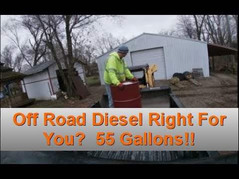 Buying 55 Gallon Drum of Off Road Diesel - Cost and Reasons Why - YouTube
