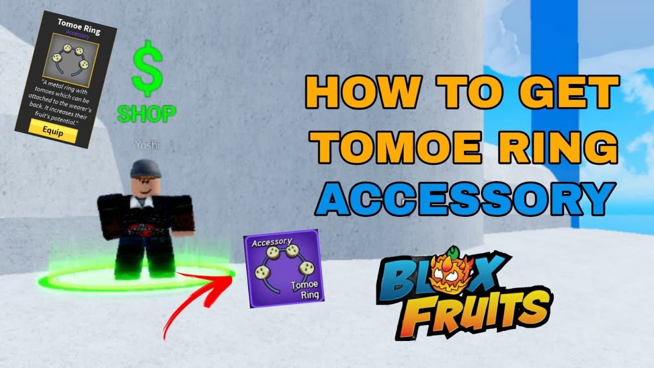 How To Get Tomoe Ring in Blox Fruits | How To Talk With Yoshi NPC ...