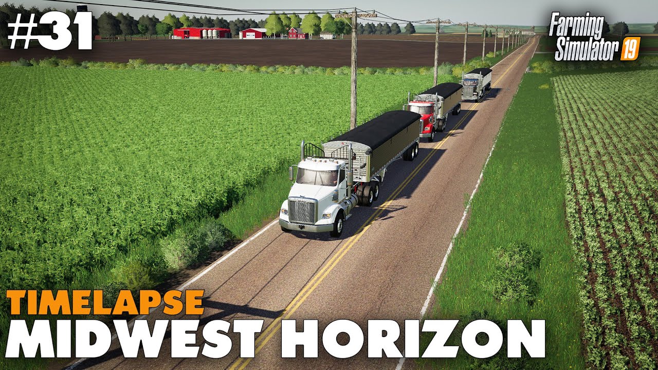 Midwest Horizon Timelapse Sunflower Contract #31 Farming Simulator 19 ...