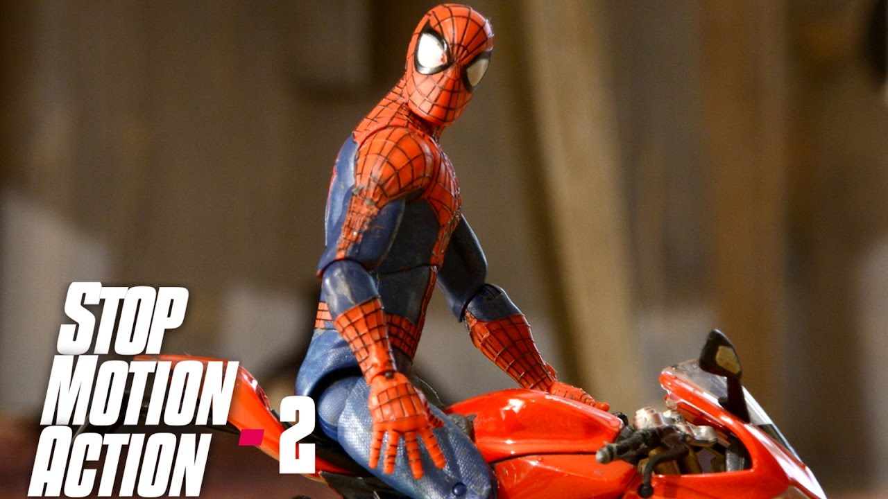 SPIDERMAN STOP MOTION Action Video Part 2 - YouTube